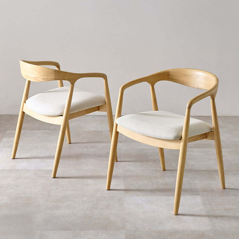 ダイニングチェア おしゃれ 木製 2脚セット アッシュ材 - flatoo（フラトゥー）コンパクト商品専門店