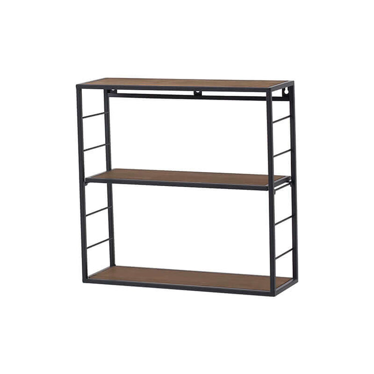 ウォールシェルフ 45cm 奥行15cm 賃貸 インダストリアル 壁掛けラック 穴が目立たない - flatoo（フラトゥー）コンパクト商品専門店